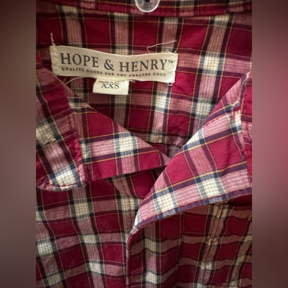 Hope and Henry | Shirts & Tops | Hope And Henry Xxs Boys Buttondown ...